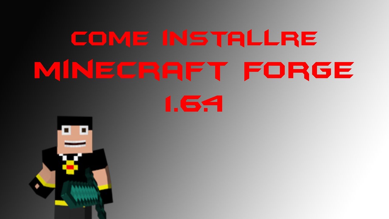 Mincraft Tutorial - Come installare Forge per minecraft 1.6.4 - YouTube