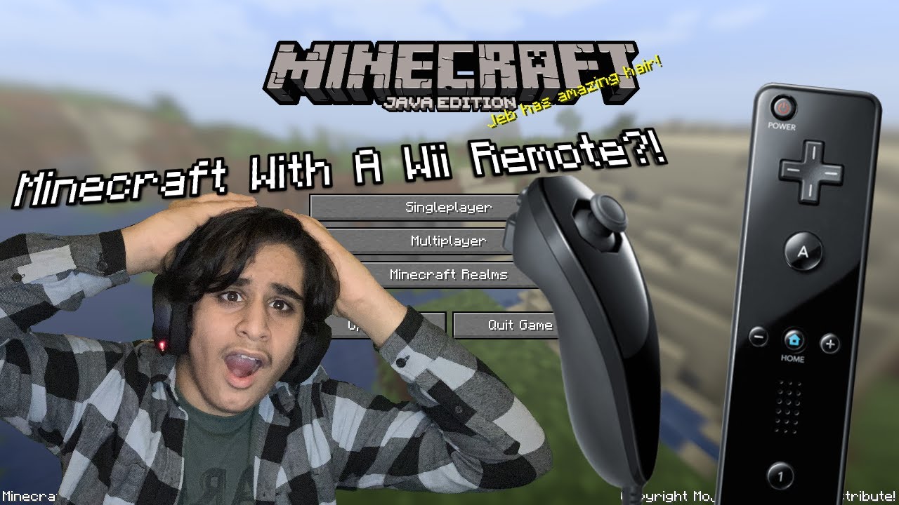 PLAYING MINECRAFT WITH A WII REMOTE?!?! - YouTube