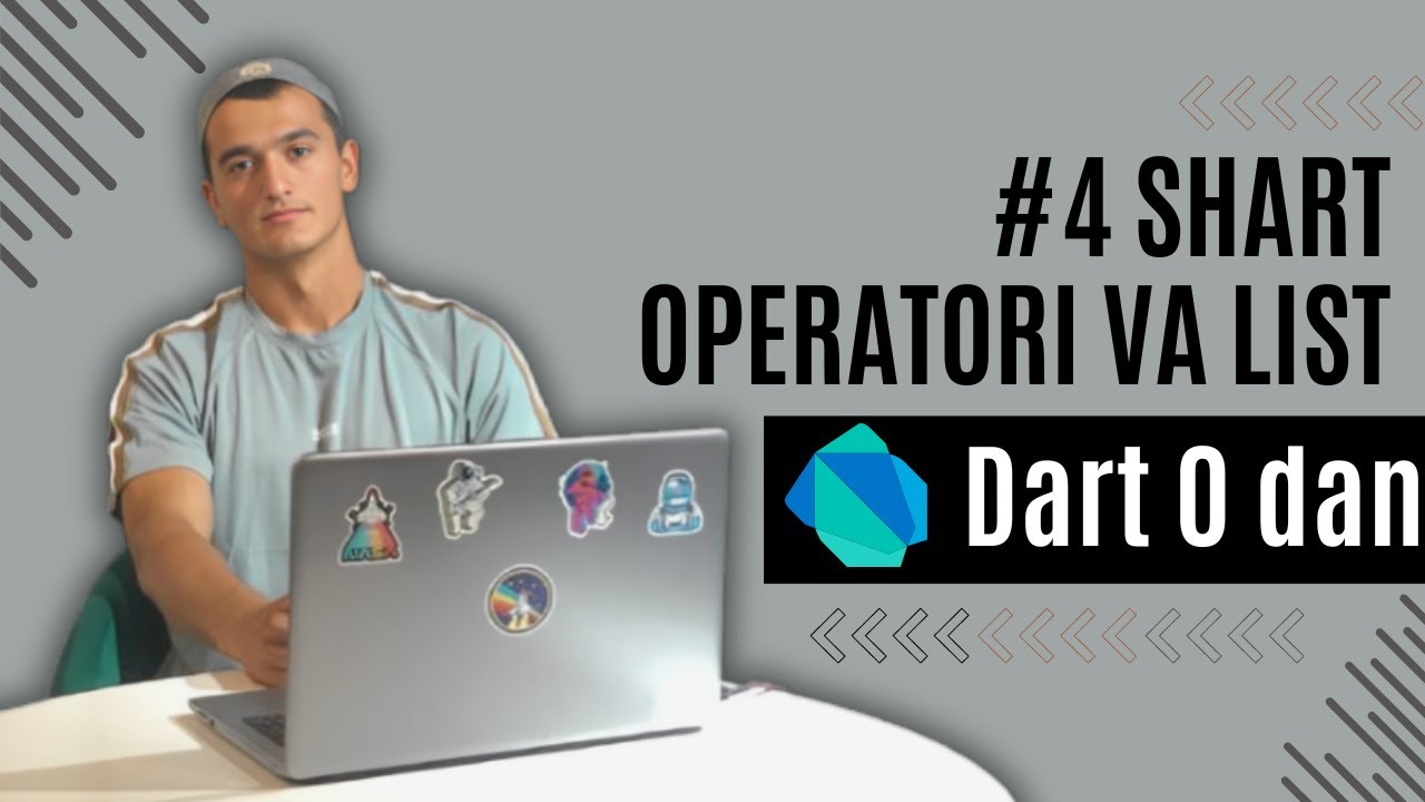 #4 Shart operatori va List #dasturlash #dart - YouTube