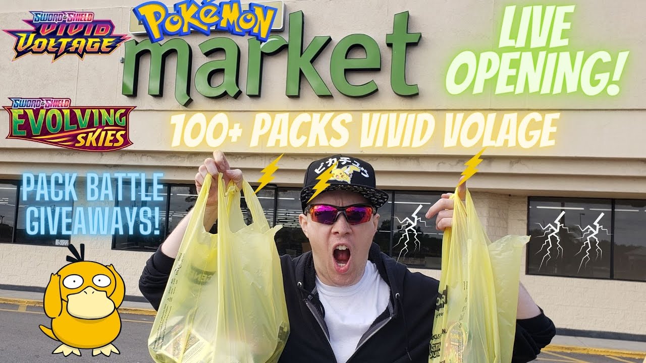 POKEMON 100+ VIVID VOLTAGE HUNT FOR SKITTLE CHONKACHU/ES ETB OPENINGS ...