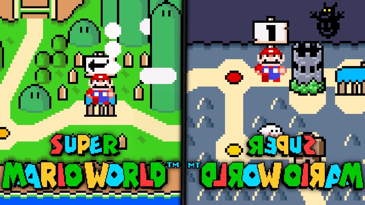 Super Mario World (Inverted) - dlroW oiraM repuS (Mirror Mode). ᴴᴰ ...