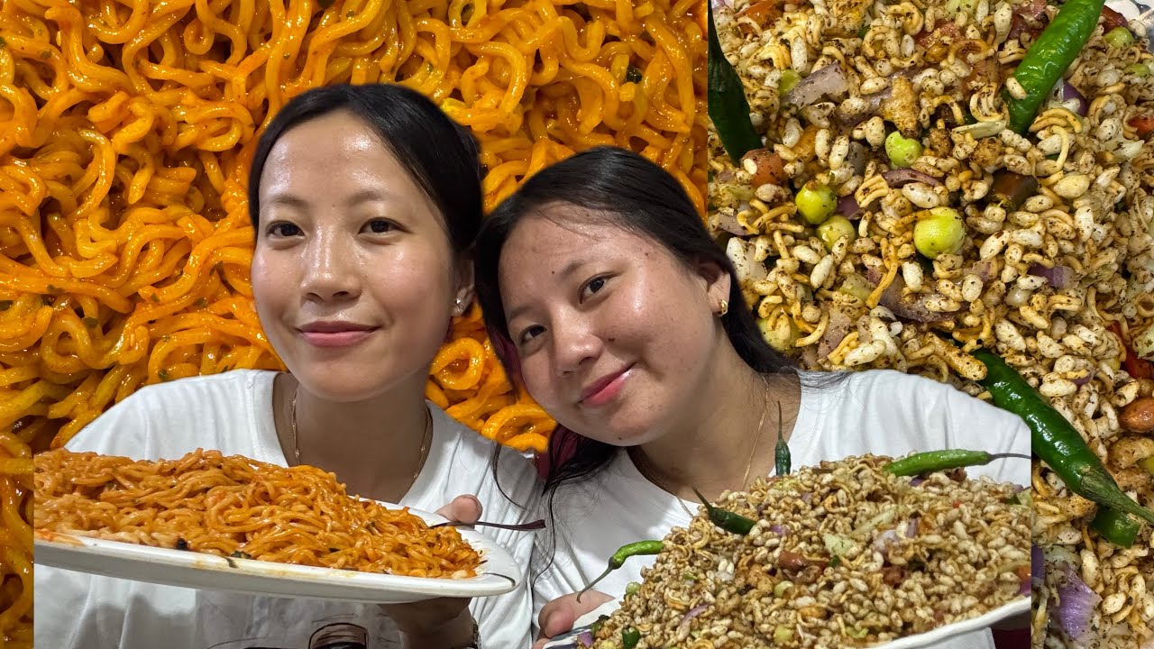Spicy Noodles 🍝🥵and Chatpate Mukbang //SUSMITA LIMBU //RUSTA LIMBU - YouTube