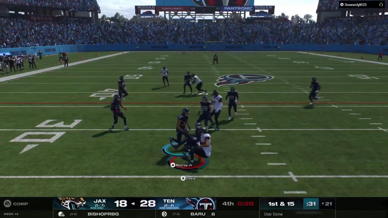 Madden 25 MOD league Yr1 Wk14 - YouTube