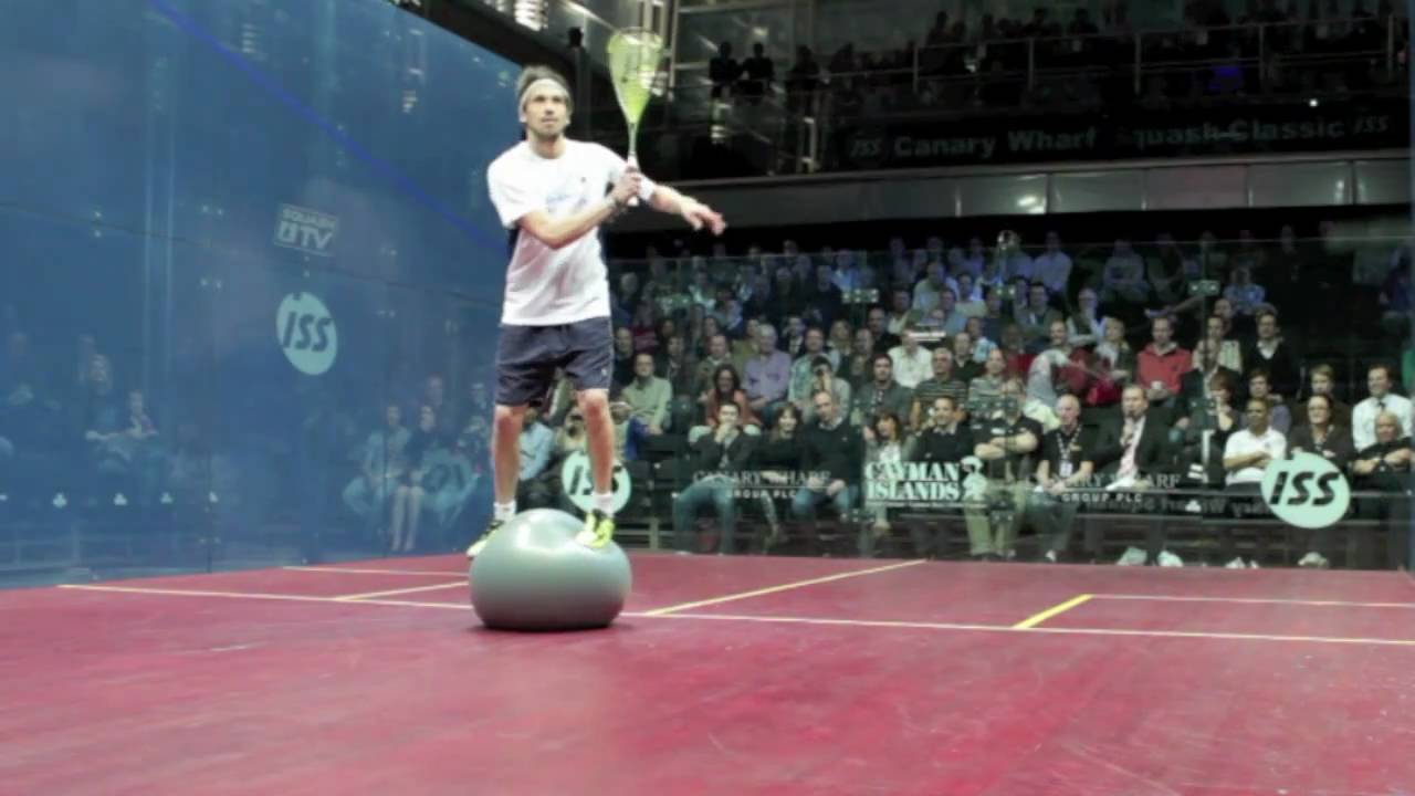 Squash tips: World Record, Canary Wharf Finals - YouTube