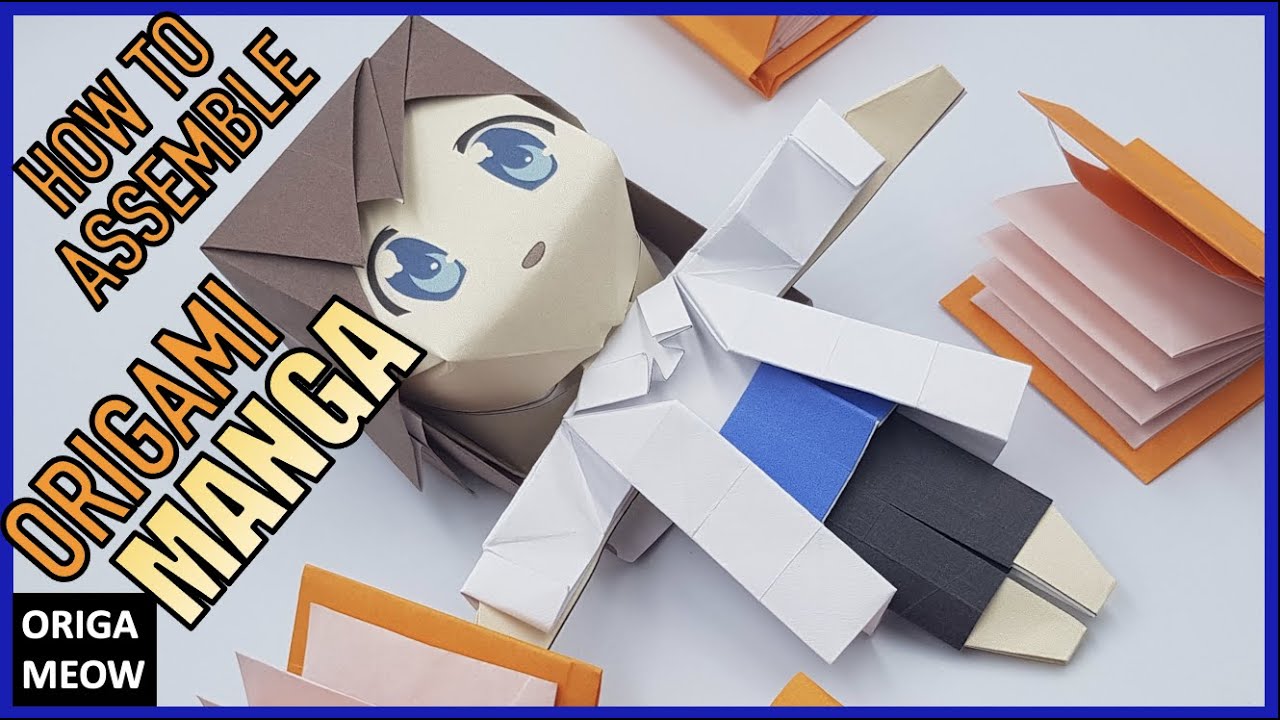 How to assemble MANGA ORIGAMI - YouTube