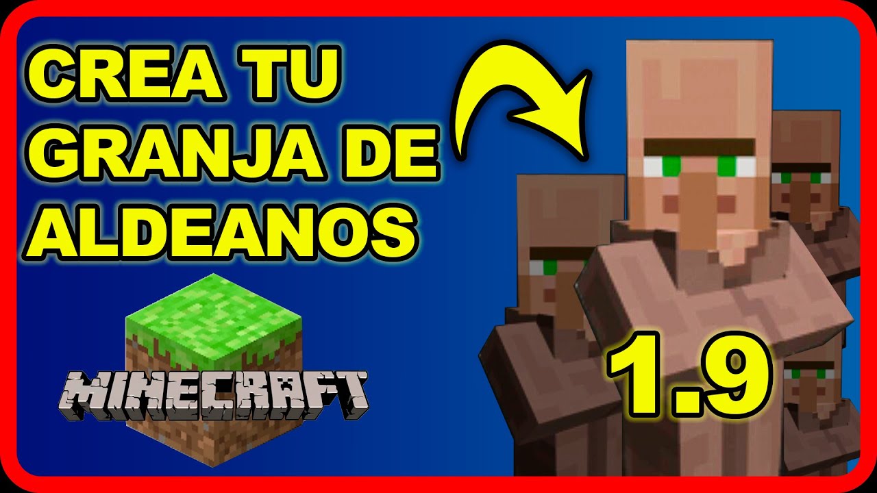 COMO REPRODUCIR ALDEANOS EN MINECRAFT - YouTube