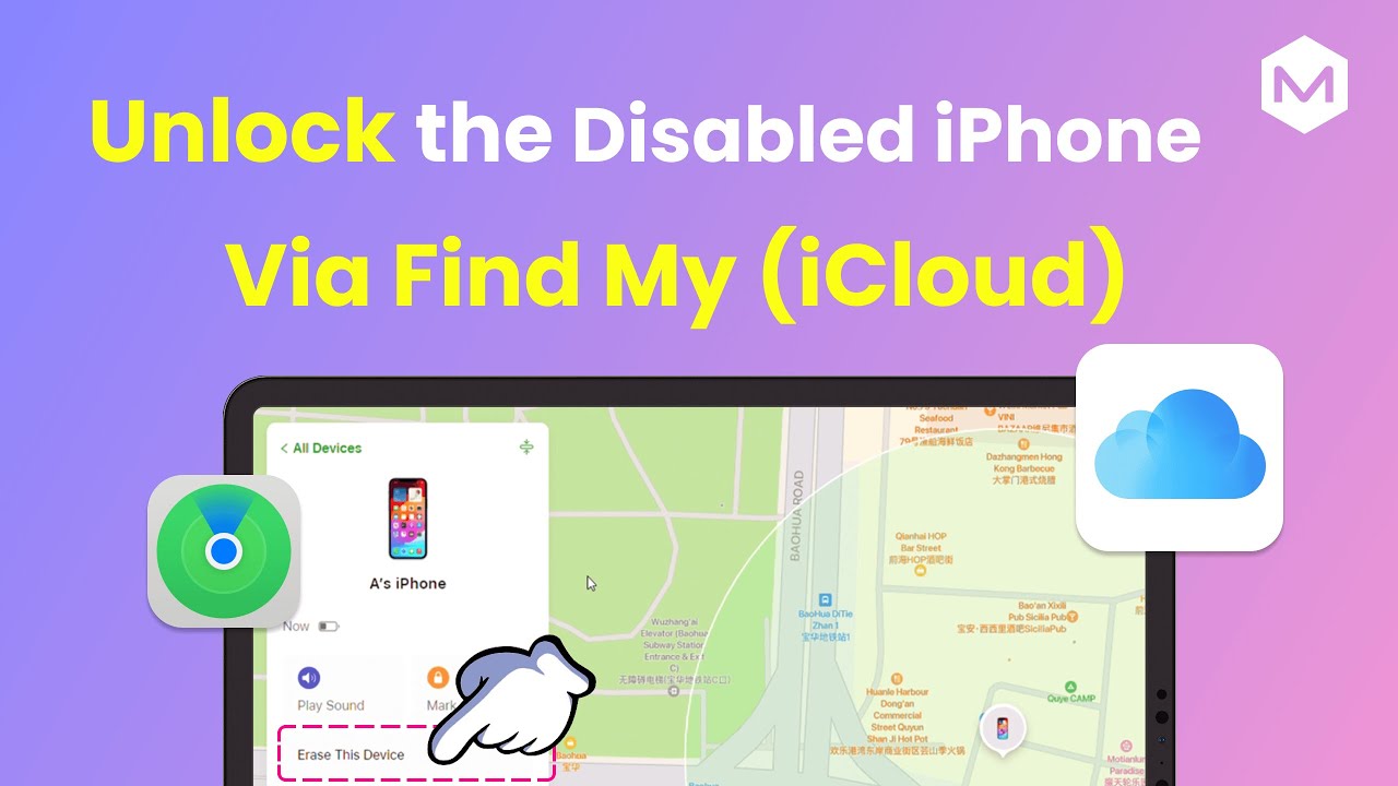 1 Min Guide: Unlock Disabled iPhone With Find My on iCloud Web Browser ...