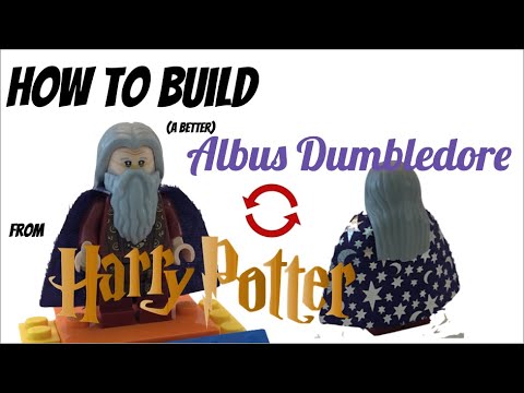 How to Build a Better LEGO DUMBLEDORE from HARRY POTTER - YouTube