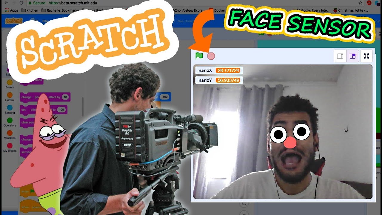 Atualização do Scratch ! Face sensing #scratch #coding #gamedev - YouTube