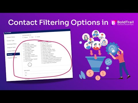 Contact Filtering Options In BoldTrail - YouTube