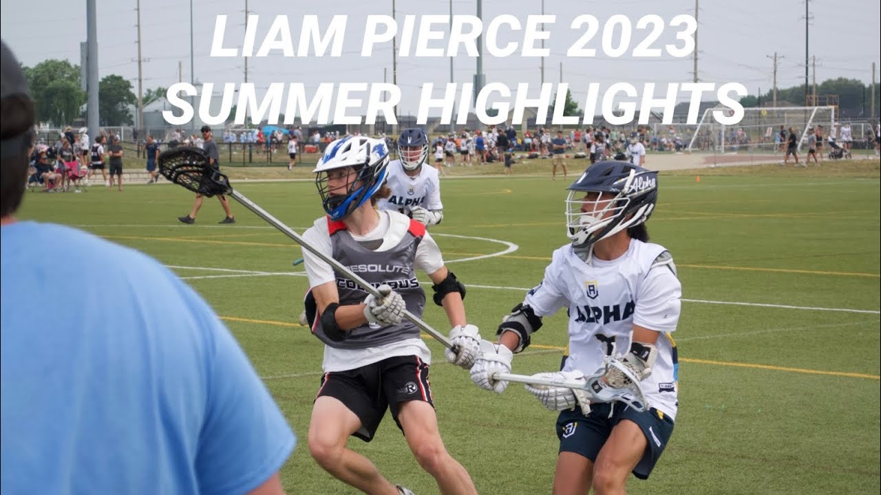 2025 Liam Pierce, 2023 Summer Lacrosse Highlights - YouTube