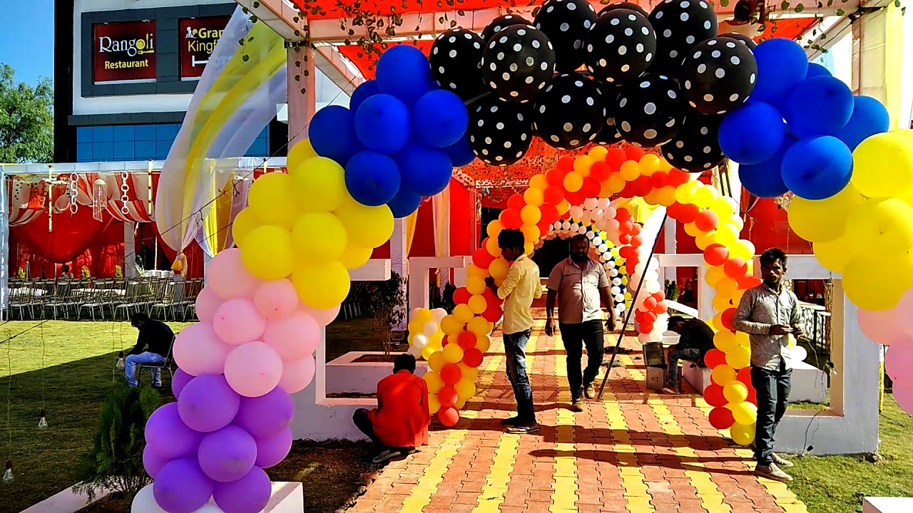 Smart balloon dekoresan mandla 8878622538 Brajesh sen - YouTube