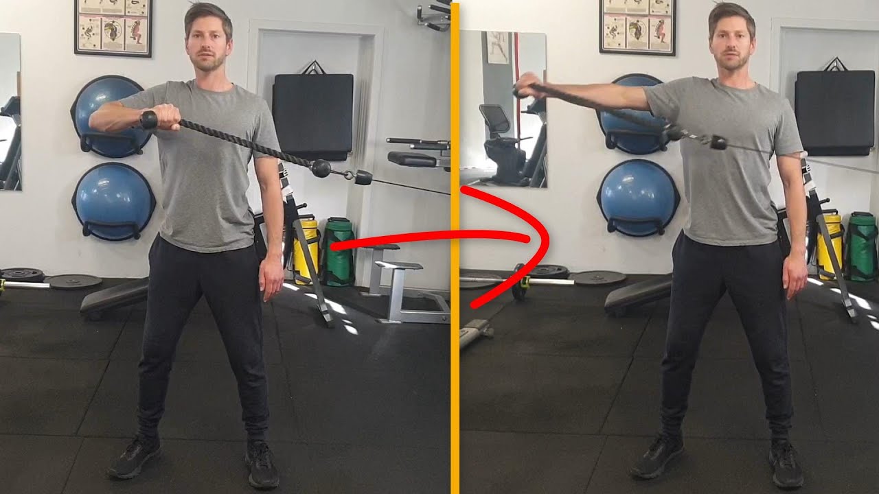 Lateral Tricep extension - YouTube