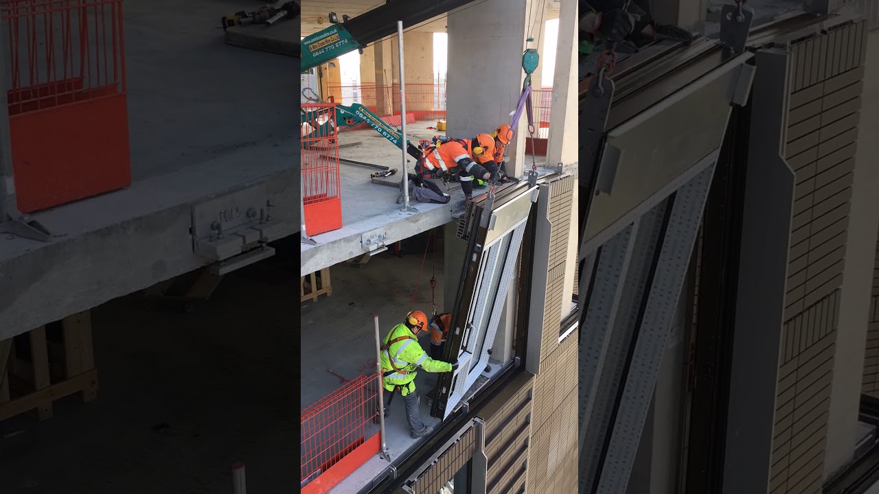 Straight facade installation - YouTube