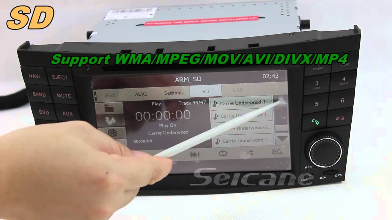 2014 cheapest Mercedes E Class W211 audio system upgrade for E200 E220 ...