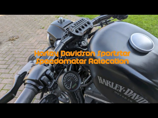 Harley Sportster Speedometer Relocation Kit