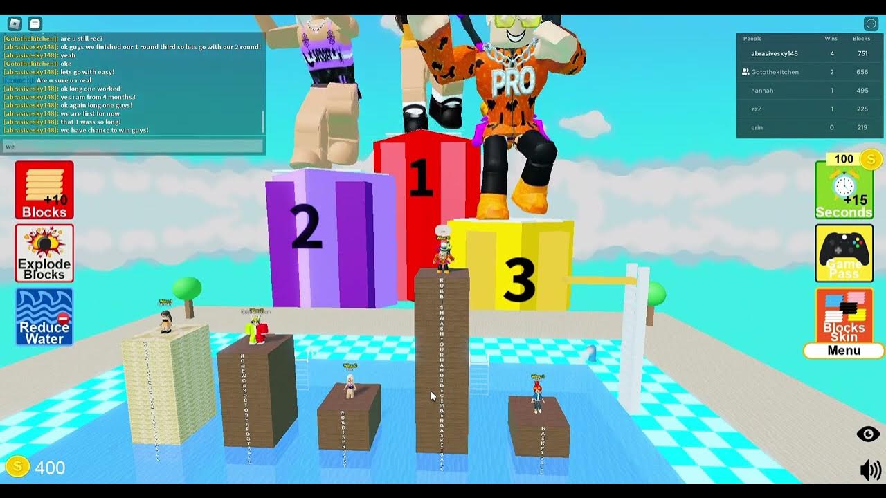 Playing Longest Answer wins in Roblox - YouTube