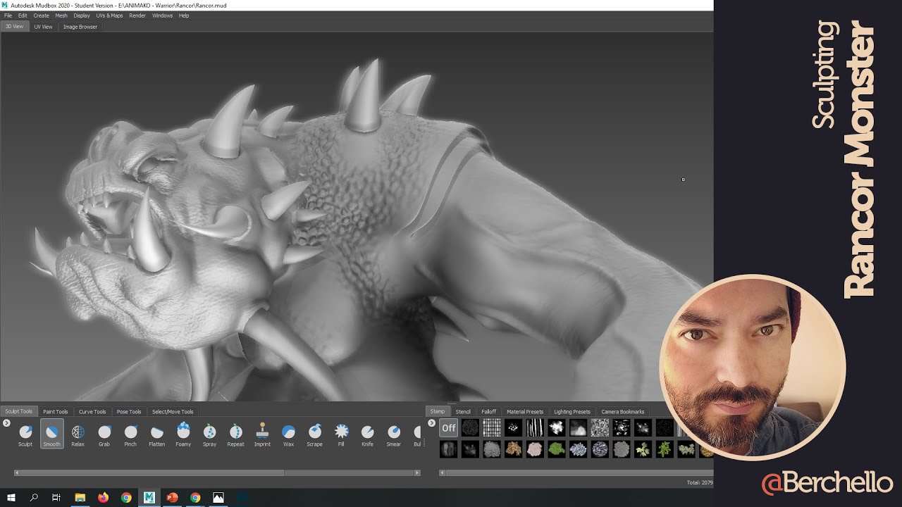 Sculpting - Rancor Monster - Sculpt Skin - YouTube
