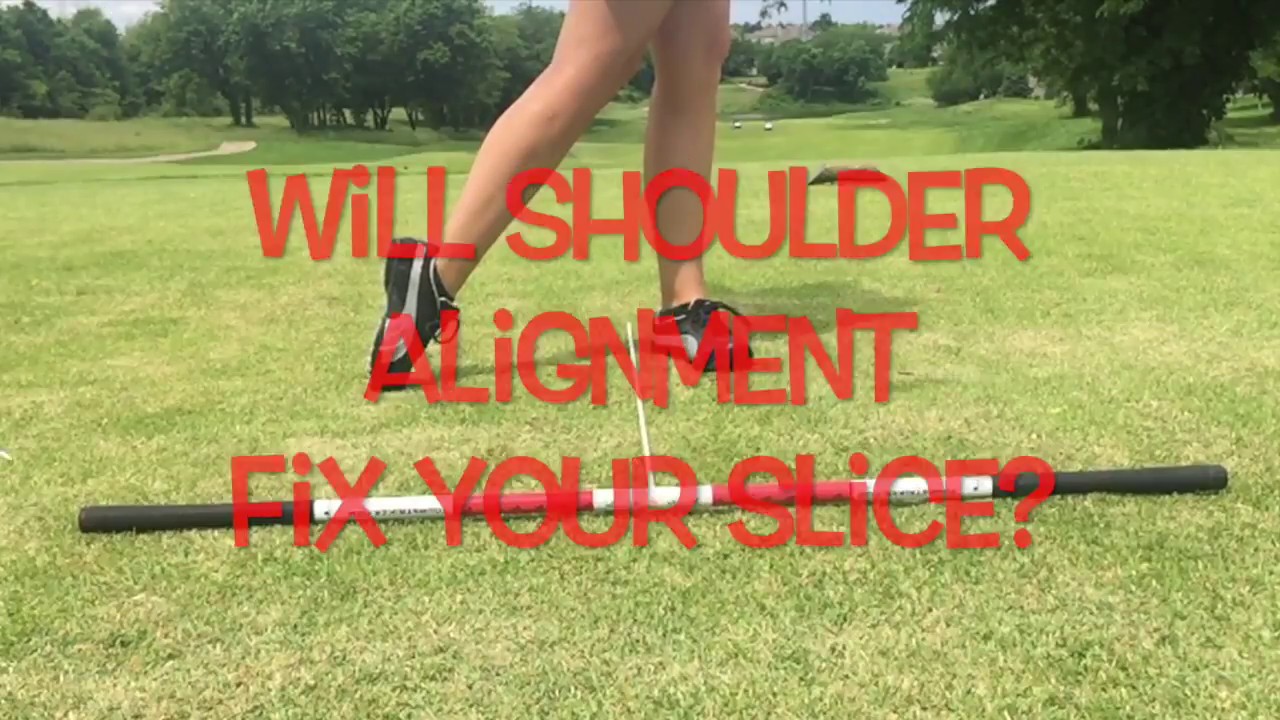 Will Shoulder Alignment Fix Your Slice? | Courtney Mahon Golf - YouTube