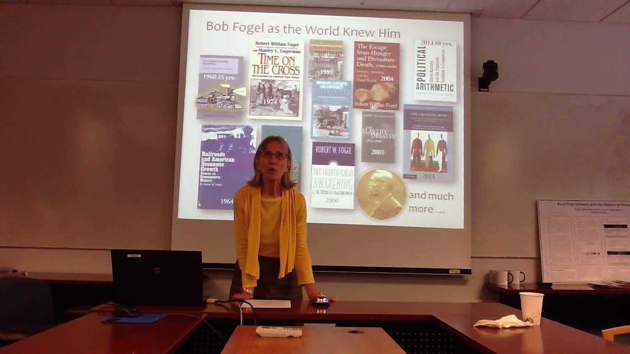 Tributes to Bob Fogel - Claudia Goldin Introduction Part I - YouTube
