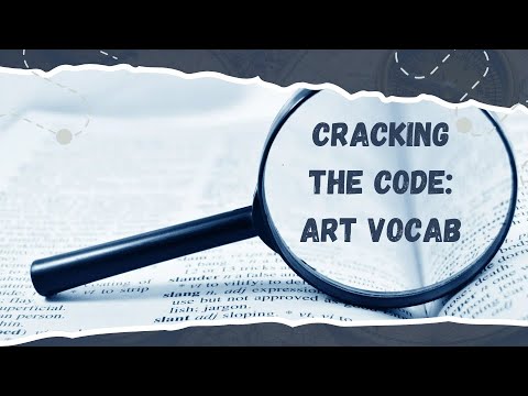 Cracking the Code: The Language of Art & Artist - YouTube