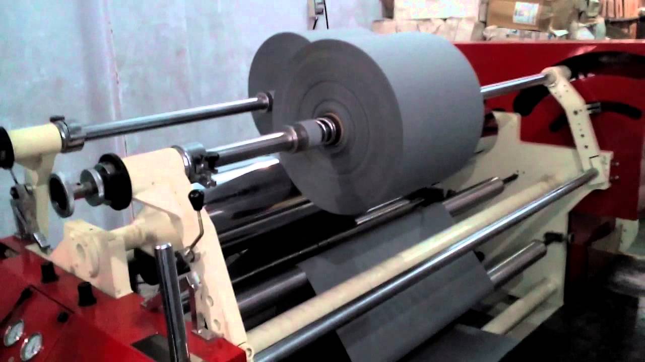 Heavy duty slitter rewinder machines non woven - YouTube