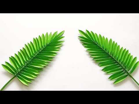 Easy to Make, Leaf Crafts Using Paper | DIY Home Decor Ideas | Cara ...
