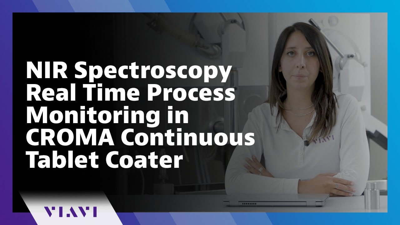 NIR Spectroscopy Real Time Process Monitoring in CROMA Continuous Tablet Coater - YouTube