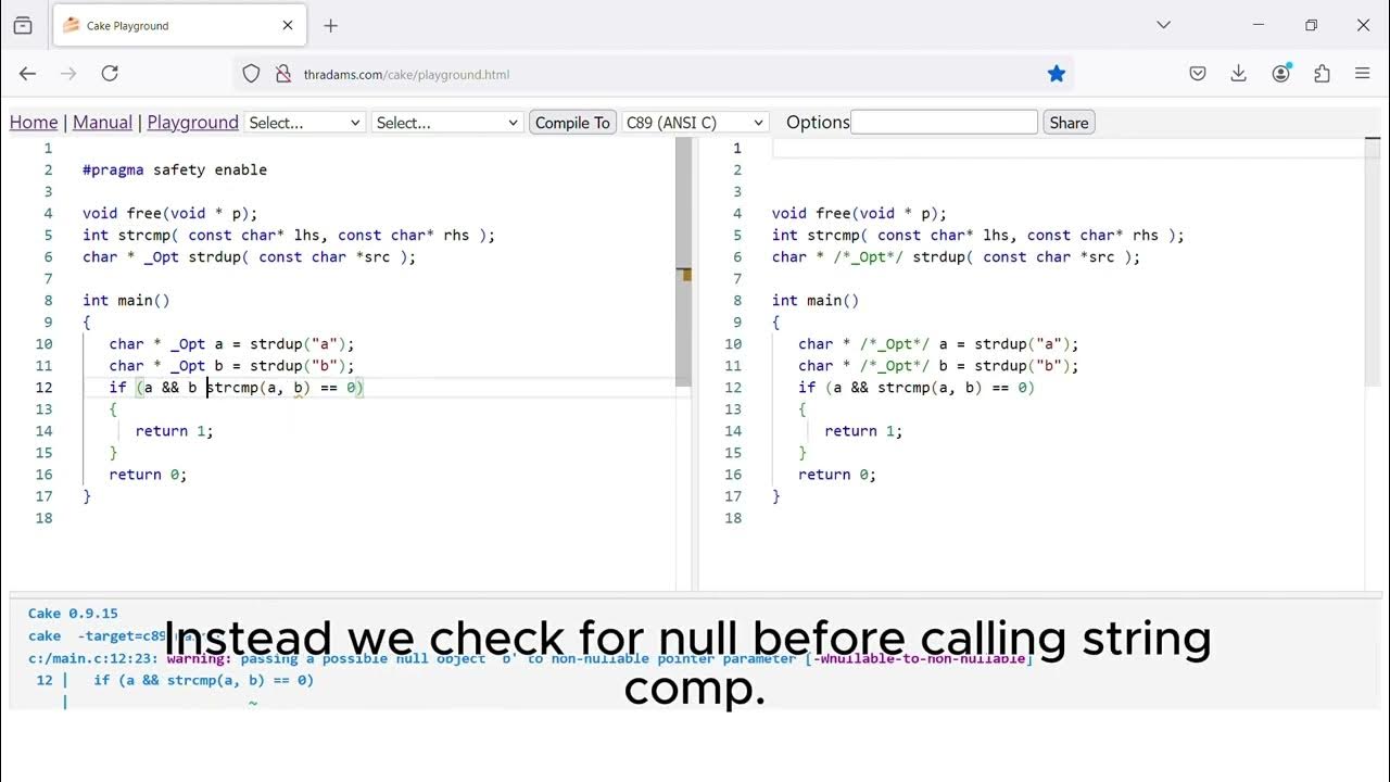 nullable pointers - YouTube