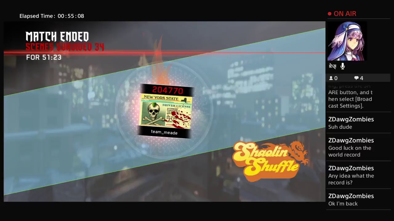 SHAOLIN SHUFFLE NO REVIVE WORLD RECORD ATTEMPT! - YouTube