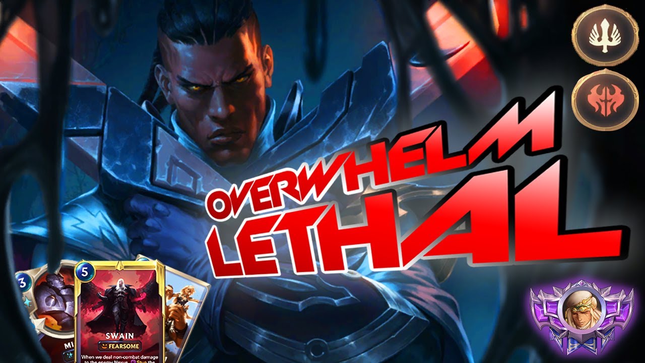 LUCIAN / SWAIN Overwhelm LETHAL - Legends of Runeterra - YouTube