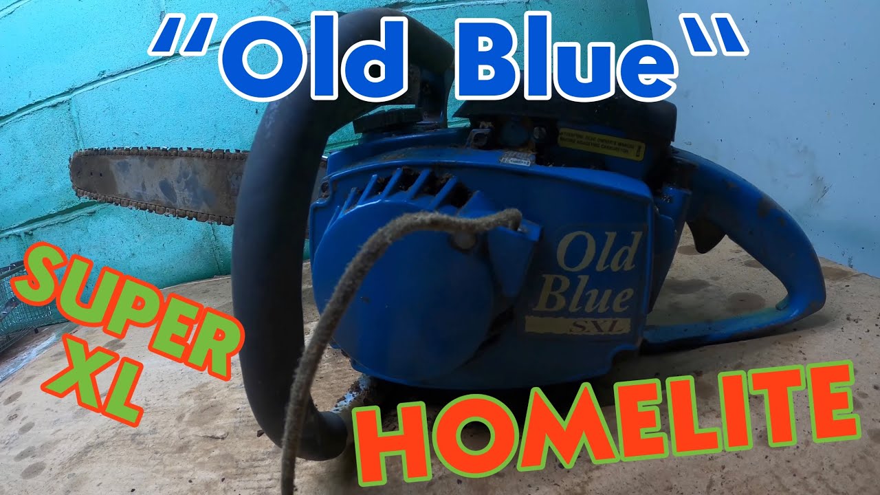 “Old Blue” Homelite Super XL Chainsaw: Will it Run??? - YouTube