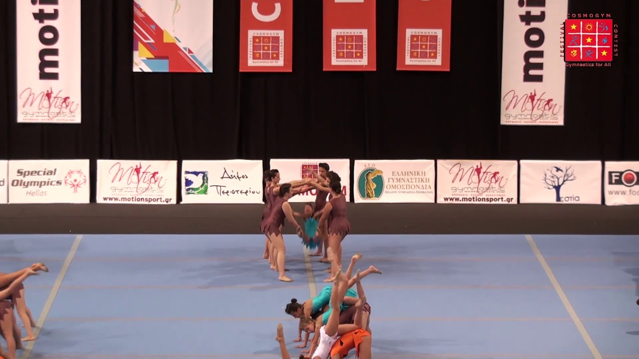 Cosmogym Contest The Flintstones -Team Wolf 31- Gold Medal - YouTube