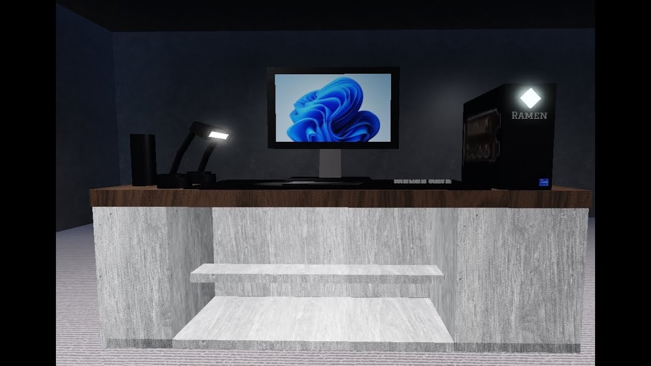 ROBLOX STUDIO HOW TO MAKE AN OFFICE/TABLE TUTORIAL - YouTube