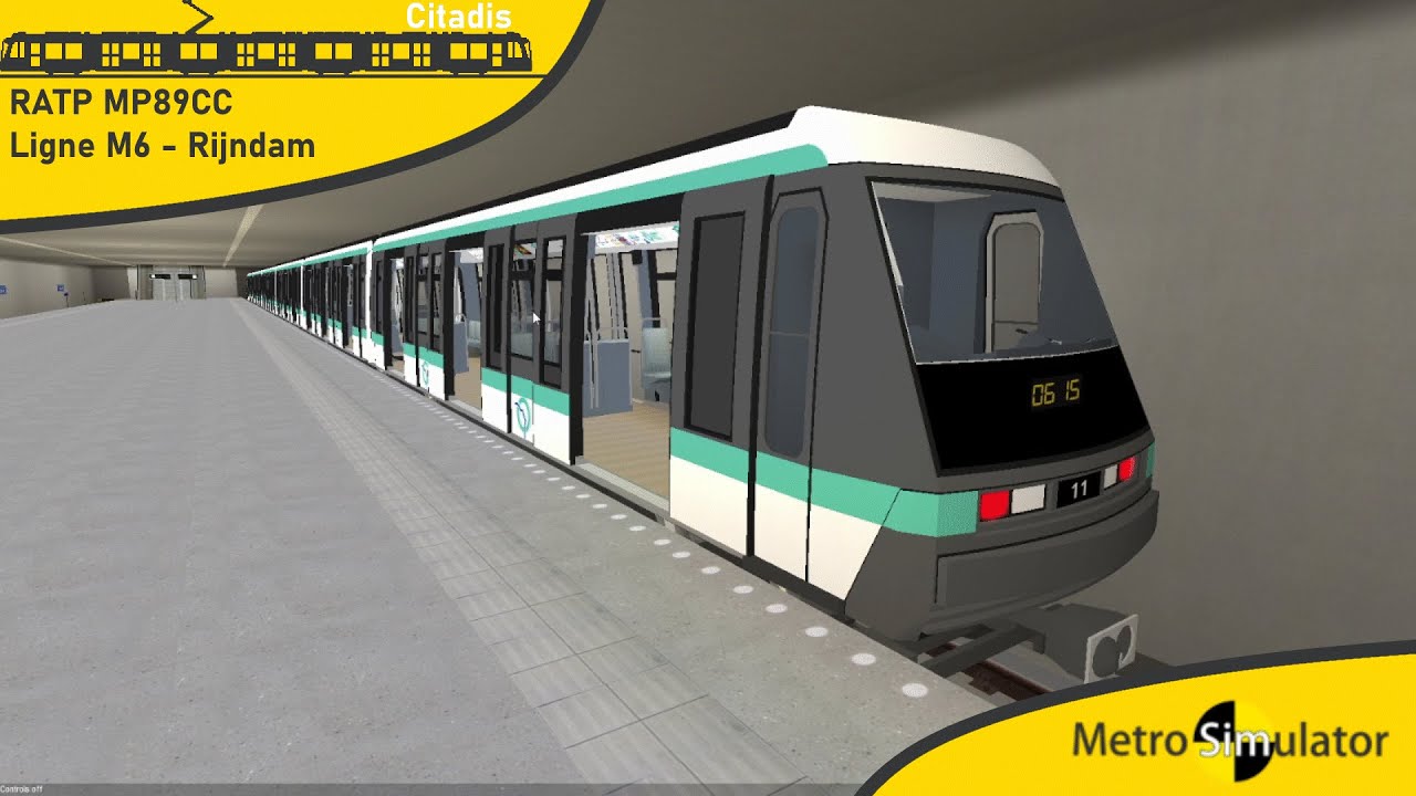 Ligne M6 - Rijndam en MP89CC - YouTube