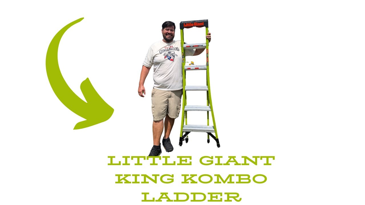 Little Giant Ladders, King Kombo, Professional, 6 Ft. A Frame, 10 Ft ...