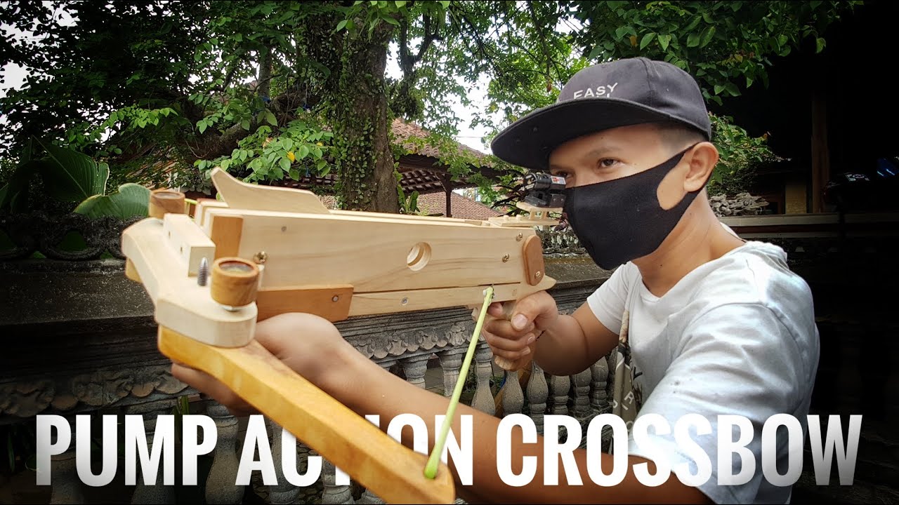 The Most Fun Wooden Repeating Crossbow On Market - YouTube