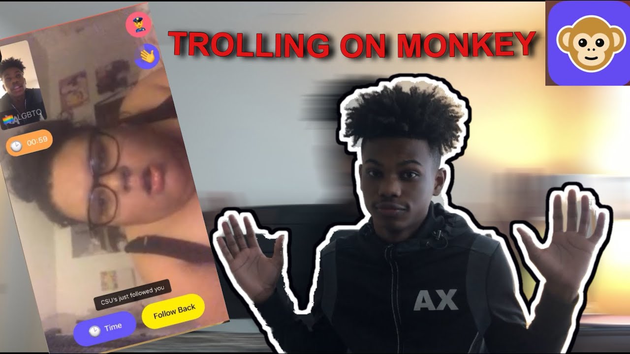 TROLLING ON MONKEY APP WHILE GETTING GIRLS GETS FREAKY 😈😍 PART 2 - YouTube