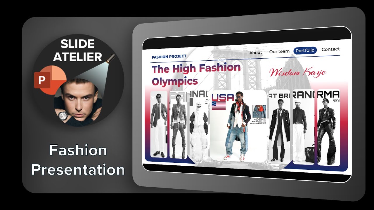 Animated Fashion Presentation. Wisdom Kaye’s Fashion Around the World ...