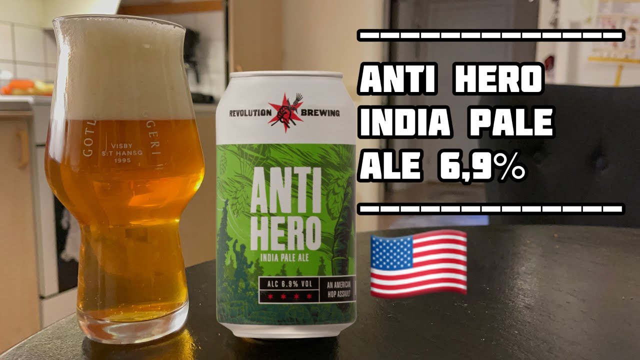 Anti-Hero West Coast IPA || Revolution Brewing Co 🇺🇸 - YouTube