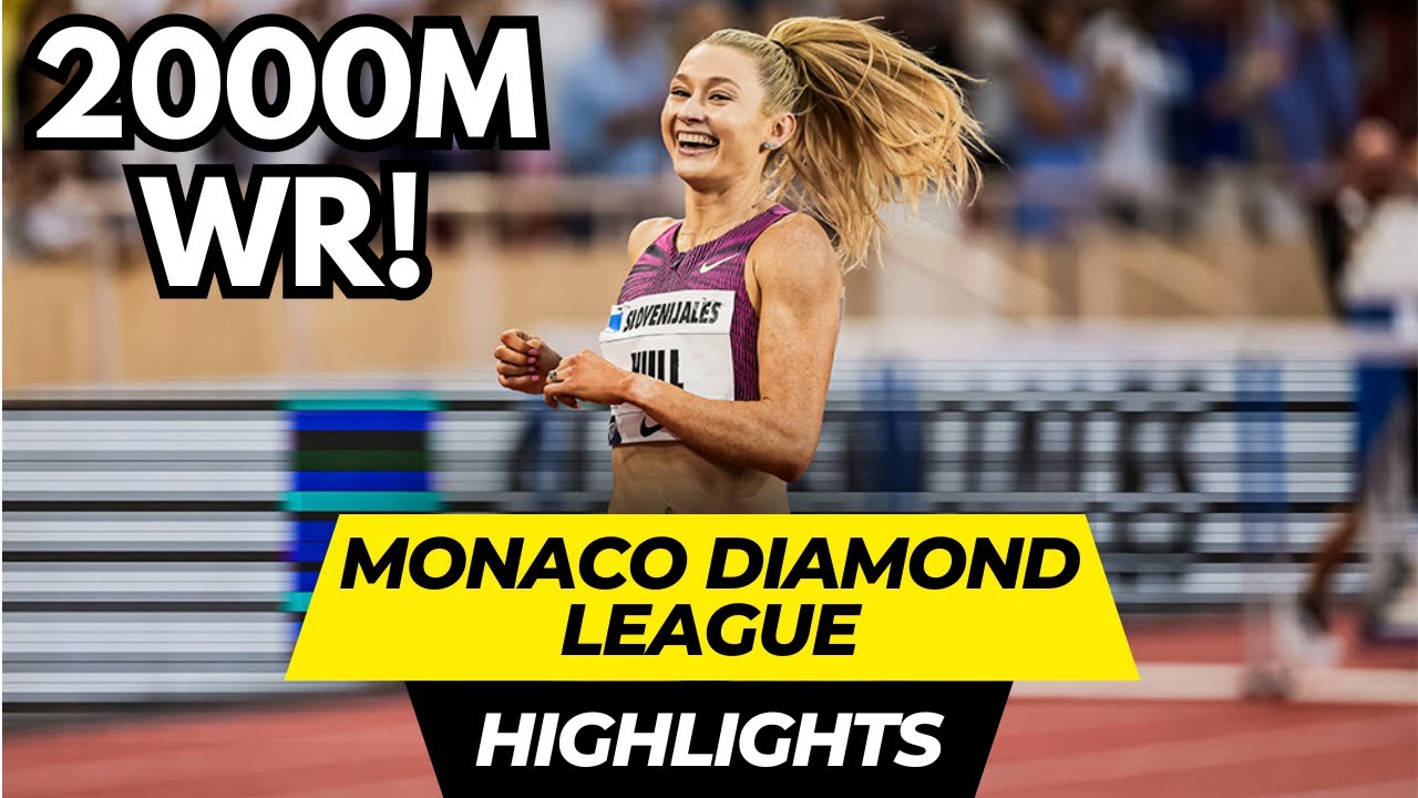 Monaco Diamond League Highlights 2024 | Jessica Hull SHATTERS 2000m ...