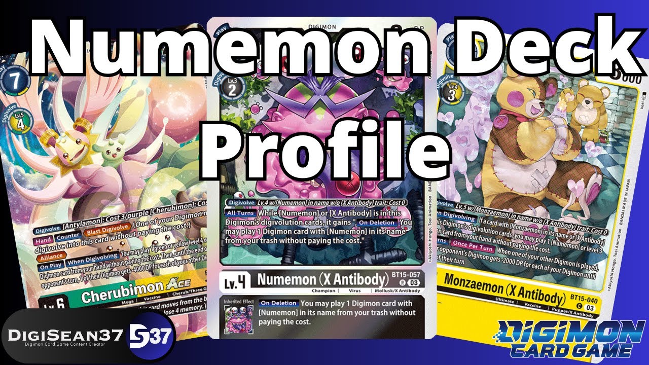 Numemon Deck Profile | Digimon Card Game | EX6 Infernal Ascension - YouTube