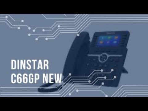 Dinstar C66GP NEW (High end Business IP Phone) - YouTube