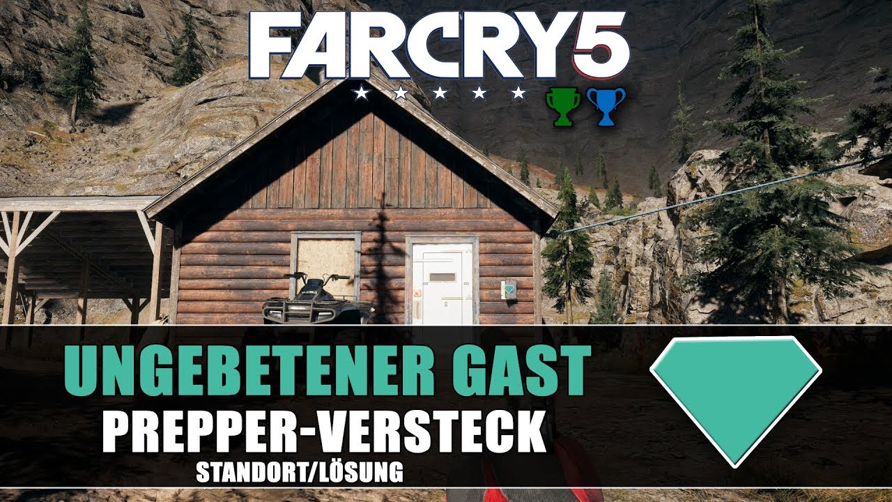 Far Cry 5 Prepper Versteck - Ungebetener Gast - Jacobs Region - Fundort ...
