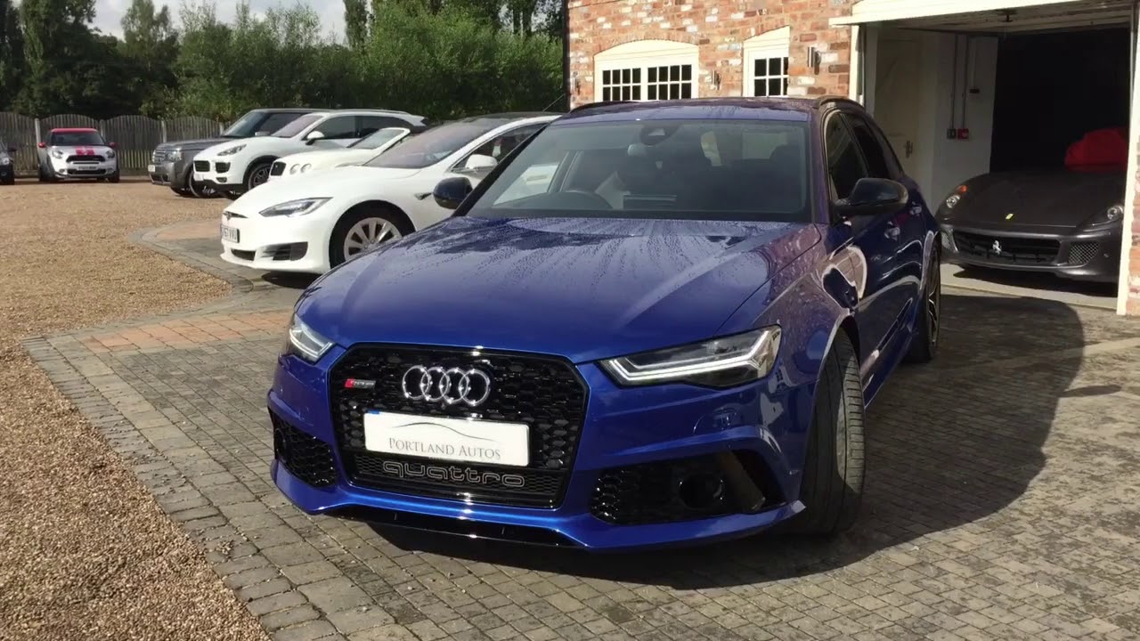 AUDI A6 RS6 AVANT TFSI V8 QUATTRO FOR SALE IN SEPANG BLUE - YouTube