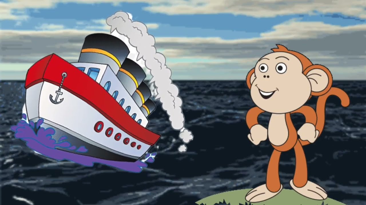 Row Row Row Your Boat |Monkey Fun Adventure|Loop |XYZ Family - YouTube