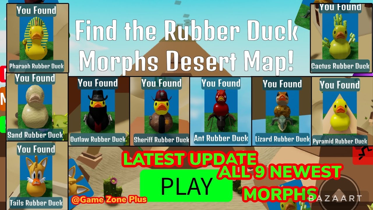 All 9 Newest morphs in find the rubber duck morphs. ALL MORPHS IN ...