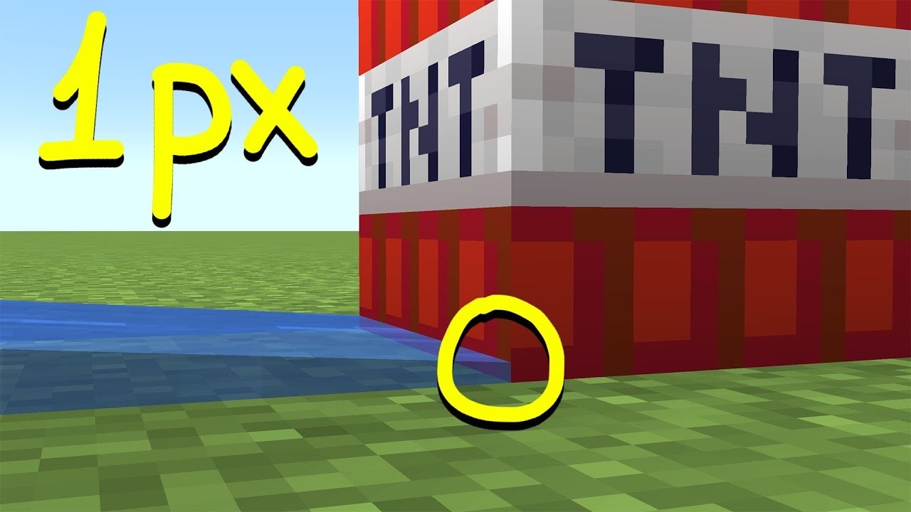 can 1 pixel tnt blow up? - YouTube