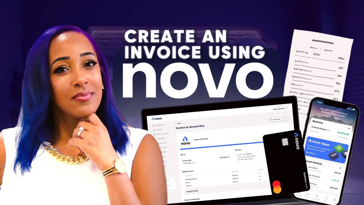 How To Create an Invoice Using Novo Bank [Step-By-Step] - YouTube