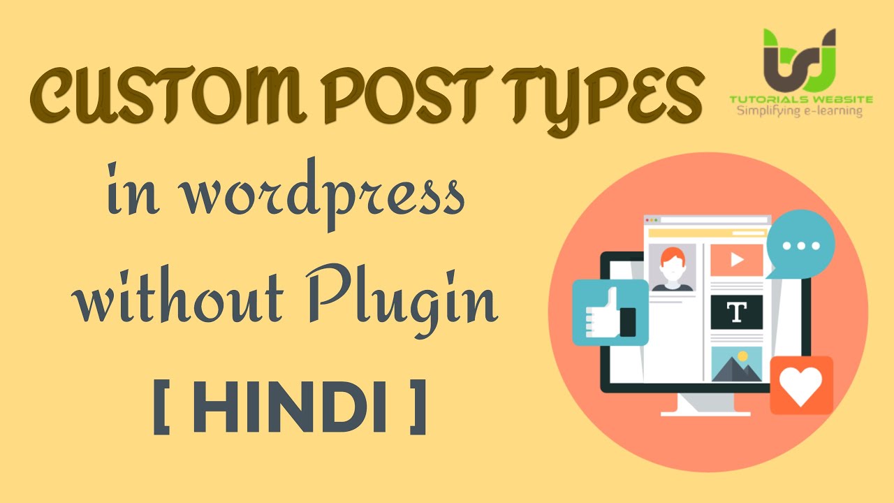 Complete Steps To Create Custom Post Types In Wordpress Without Plugin In Hindi Youtube